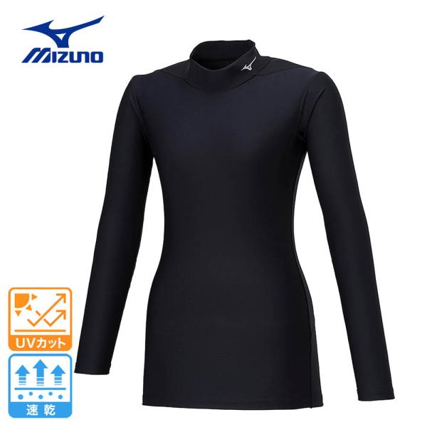 ミズノ MIZUNO スーパースポーツゼビオ ゼビオ Super Sports XEBIO テニス テニス用品 tennis テニスウエア ウェア テニスシャツ シャツ Lady's Ladys レディース れでぃーす 女性 黒 ブラック ...