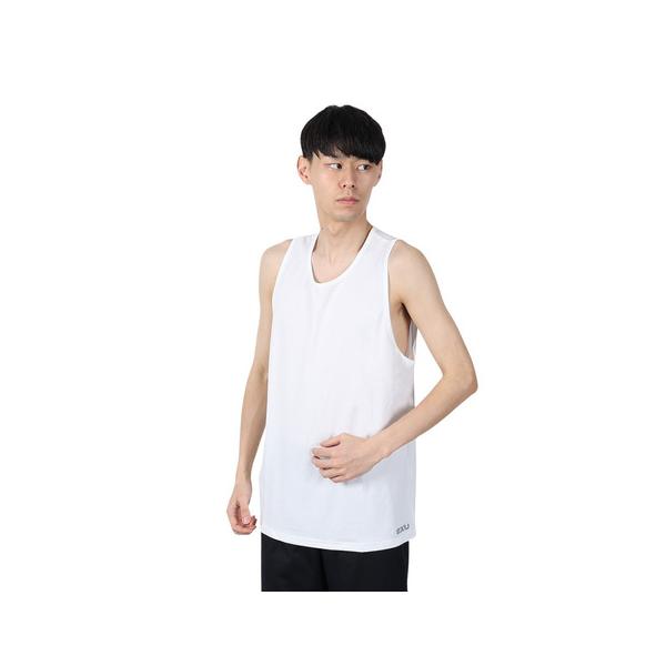 ツー・タイムズ・ユー ツータイムズユー 2XU スーパースポーツゼビオ ゼビオ Super Sports XEBIO ランニング ランニングシャツ Men's Mens メンズ めんず 男性 タンクトップ ワンポイント 通気性 軽量 メッシ...