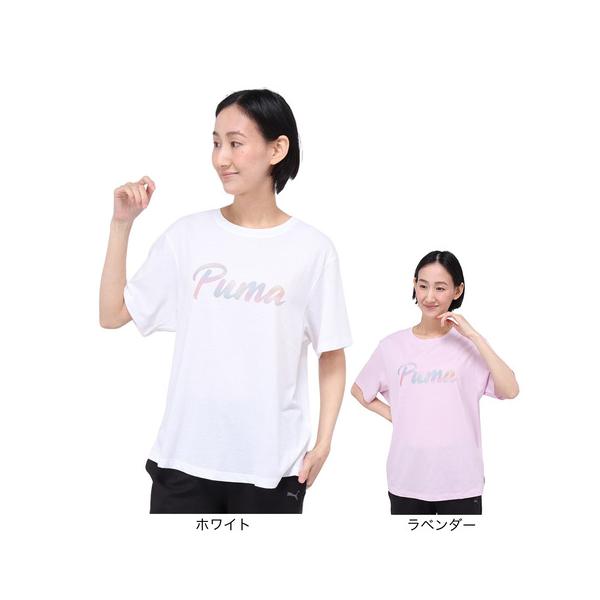 プーマ PUMA スーパースポーツゼビオ ゼビオ Super Sports XEBIO フィットネス フィットネスカットソー Lady's Ladys レディース れでぃーす 女性 白 ホワイト 春服 レディース ゼビオ新作24 通勤 通学...