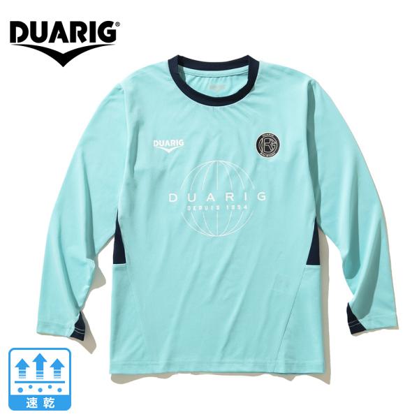 デュアリグ DUARIG スーパースポーツゼビオ ゼビオ Super Sports XEBIO サッカー soccer フットボール サッカーウエア ウェア サッカーシャツ プラクティスシャツ プラシャツ 練習着 Tシャツ 長袖 ロングスリ...