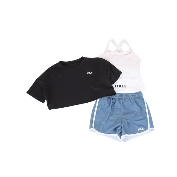 フィラ FILA ヴィクトリア ビクトリア サーフ&amp;スノー Victoria Surf&amp;Snow リゾート水着 セパレーツ水着 水着 上下セット セパレート トップス ボトムス Tシャツ 半袖 ショート丈 タンクトップ ショ...