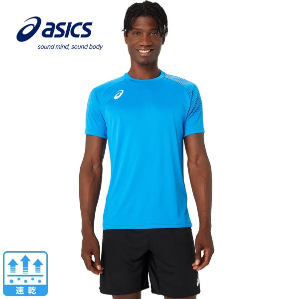 アシックス ASICS スーパースポーツゼビオ ゼビオ Super Sports XEBIO バレーボール バレー volleyball バレーボールウエア ウェア プラクティスシャツ プラシャツ 半袖 ショートスリーブ 練習着 Men's...