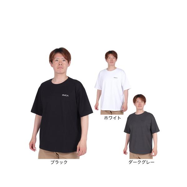 2024年春夏モデル 2024ssmodel ルーカ RVCA スーパースポーツゼビオ ゼビオ Super Sports XEBIO アクションウエア Tシャツ Men's Mens メンズ めんず 男性 半袖 トップス 黒 ブラック  通...