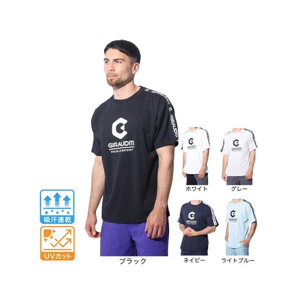 2024年春夏モデル 2024ssmodel ジローム GIRAUDM スーパースポーツゼビオ ゼビオ Super Sports XEBIO スポーツカットソー 半袖Tシャツ Men's Mens メンズ めんず 男性 スポーツアパレル ス...