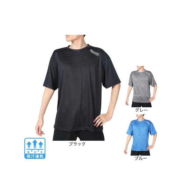 ジローム GIRAUDM スーパースポーツゼビオ ゼビオ Super Sports XEBIO スポーツカットソー 半袖Tシャツ Men's Mens メンズ めんず 男性 スポーツアパレル スポーツウェア トップス 黒 ブラック 通勤 通...