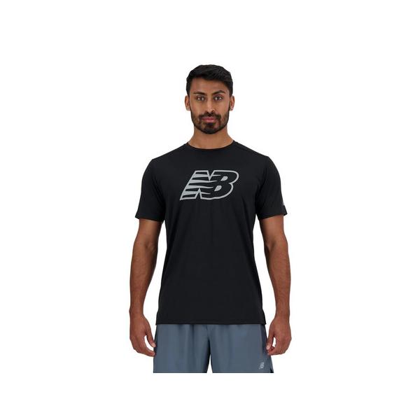 ニューバランス new balance newbalance スーパースポーツゼビオ ゼビオ Super Sports XEBIO ランニング ランニングシャツ Men's Mens メンズ めんず 男性 黒 ブラック 通勤 通学 普段着 ...