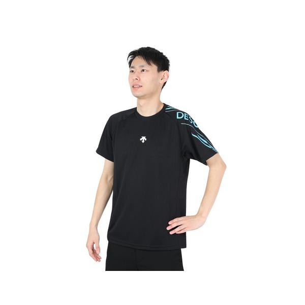 デサント DESCENTE スーパースポーツゼビオ ゼビオ Super Sports XEBIO バレーボール バレー volleyball バレーボールウエア ウェア プラクティスシャツ プラシャツ 半袖 ショートスリーブ 練習着 Men...