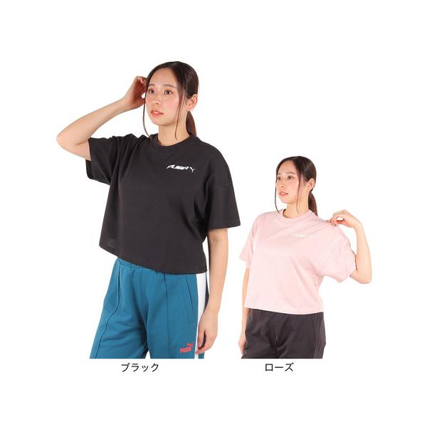 2024年春夏モデル 2024ssmodel プーマ PUMA スーパースポーツゼビオ ゼビオ Super Sports XEBIO スポーツカットソー 半袖Tシャツ Lady's Ladys レディース れでぃーす 女性 スポーツアパレル...