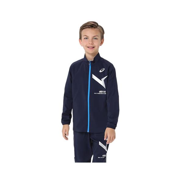 アシックス ASICS スーパースポーツゼビオ ゼビオ Super Sports XEBIO ウォームアップ 布帛ウォームシャツ Junior ジュニア じゅにあ 子供 JR スポーツアパレル スポーツウェア トップス kid2409bn ...