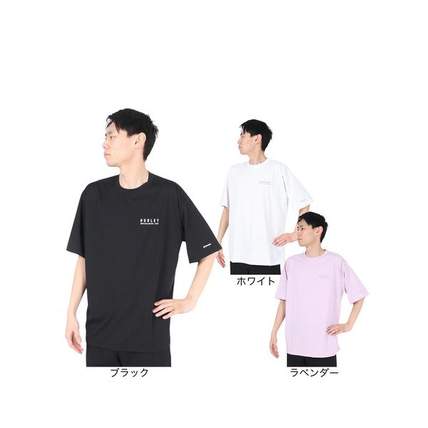 2024年春夏モデル 2024ssmodel ハーレー HURLEY スーパースポーツゼビオ ゼビオ Super Sports XEBIO アクションウエア Tシャツ Men's Mens メンズ めんず 男性 半袖 トップス 黒 ブラック...