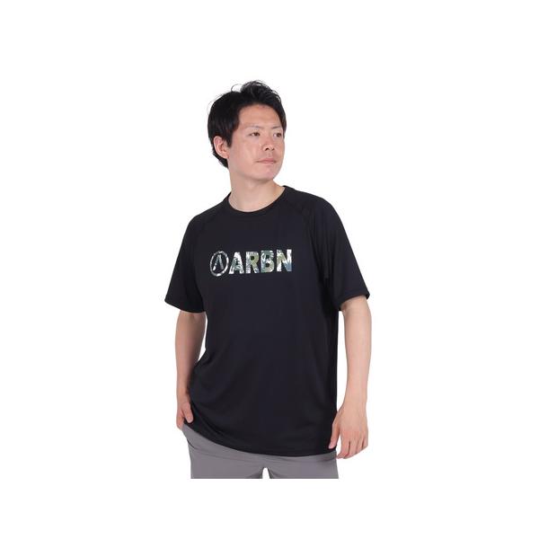 エアーボーン ARBN ヴィクトリア ビクトリア サーフ&amp;スノー Victoria Surf&amp;Snow マリンウェア ラッシュガード Men's Mens メンズ めんず 男性 半袖 黒 ブラック M-Daily_coord...
