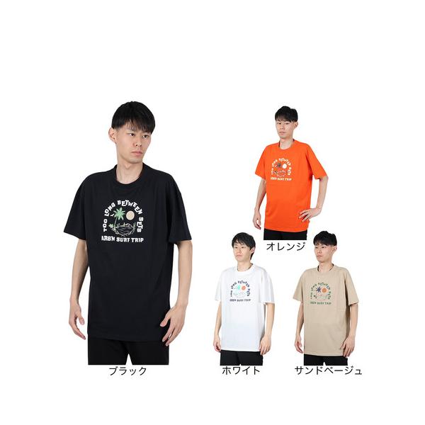 2024年春夏モデル 2024ssmodel エアーボーン ARBN スーパースポーツゼビオ ゼビオ Super Sports XEBIO アクションウエア Tシャツ Men's Mens メンズ めんず 男性 半袖 トップス 黒 ブラック...
