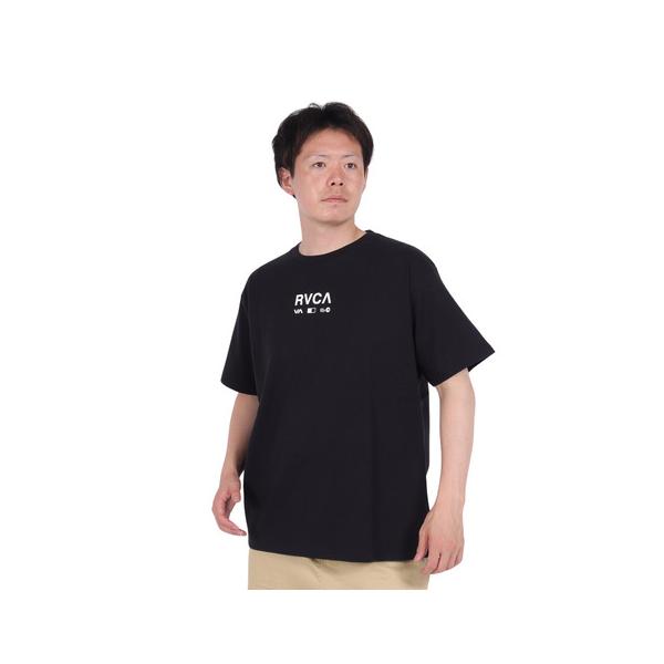 ルーカ RVCA スーパースポーツゼビオ ゼビオ Super Sports XEBIO アクションウエア Tシャツ Men's Mens メンズ めんず 男性 半袖 トップス 父の日 プレゼント 黒 ブラック 2024ss_clsl xe2...