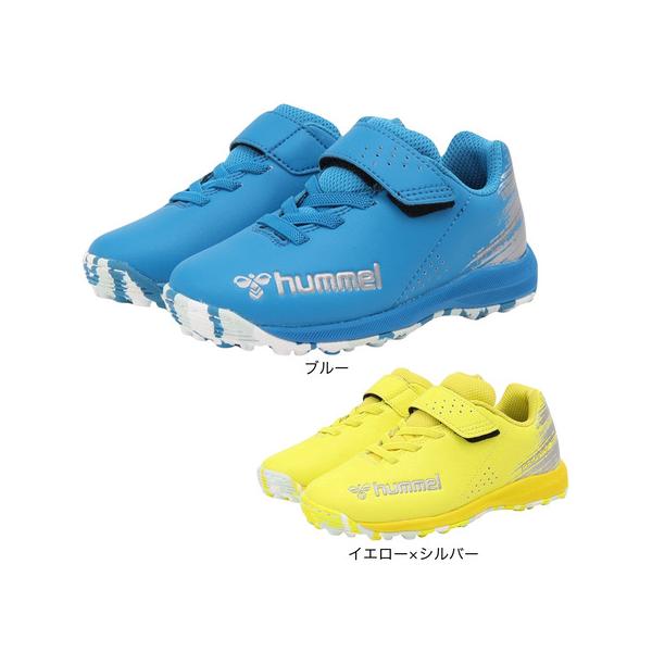 ヒュンメル hummel スーパースポーツゼビオ ゼビオ Super Sports XEBIO サッカーシューズ トレシュー サッカーシューズ 靴 トレーニング Junior ジュニア じゅにあ 子供 JR 人工芝 芝 ターフ ベルクロ 黄...