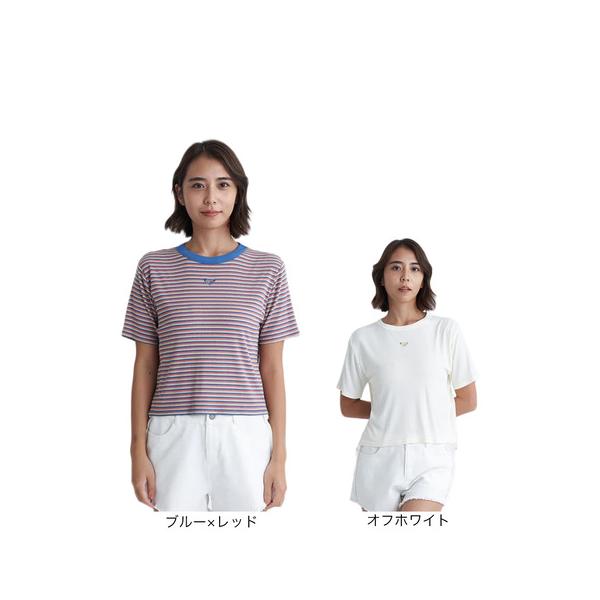 2024年春夏モデル 2024ssmodel ロキシー ROXY スーパースポーツゼビオ ゼビオ Super Sports XEBIO アクションウェア Tシャツ Lady's Ladys レディース れでぃーす 女性 半袖 トップス xe...