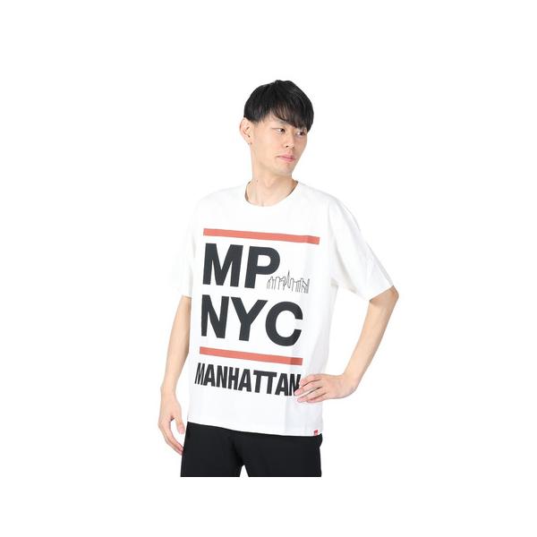 マンハッタンポーテージ ManhattanPortage スーパースポーツゼビオ ゼビオ Super Sports XEBIO スポーツカジュアル カットソー Men's Mens メンズ めんず 男性 トップス 白 ホワイト 父の日 プレ...