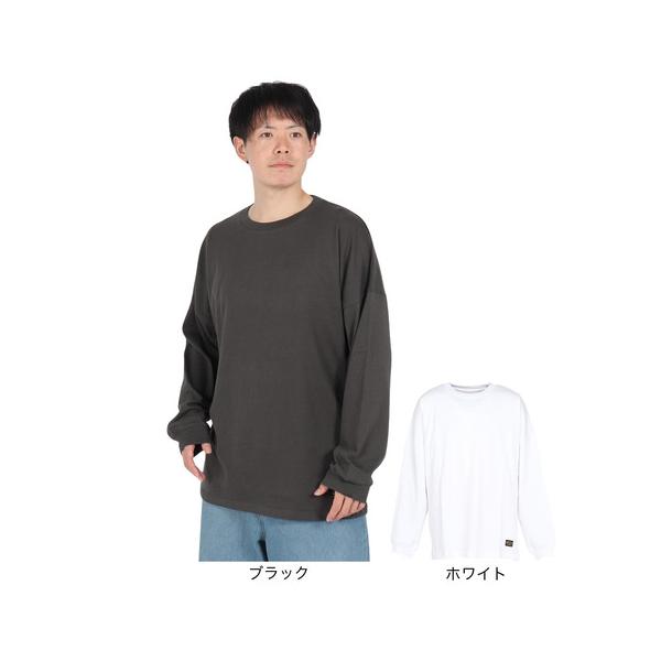 2024年秋冬モデル 2024fwmodel ルーカ RVCA スーパースポーツゼビオ ゼビオ Super Sports XEBIO アクションウエア Tシャツ Men's Mens メンズ めんず 男性 長袖 トップス 黒 ブラック 20...