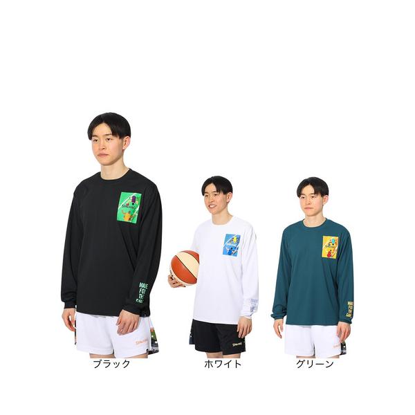 スポルディング SPALDING スーパースポーツゼビオ ゼビオ Super Sports XEBIO バスケットボール バスケット バスケ basketball バスケットボールウェア バスケットウェア バスケウェア ウェア Tシャツ 長...