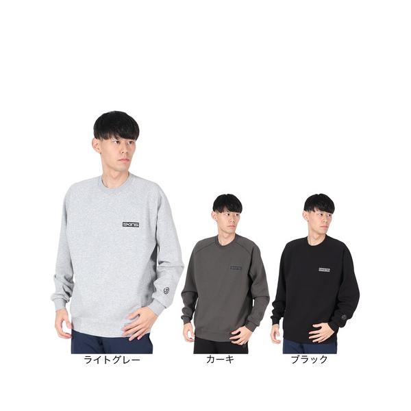 2024年秋冬モデル 2024fwmodel スキンズ SKINS スーパースポーツゼビオ ゼビオ Super Sports XEBIO スウェット スウェットシャツ Men's Mens メンズ めんず 男性 スポーツアパレル スポーツウ...