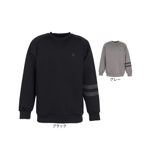 2024年秋冬モデル 2024fwmodel ハーレー HURLEY スーパースポーツゼビオ ゼビオ Super Sports XEBIO アクションウエア スウェットシャツ Men's Mens メンズ めんず 男性 トップス 黒 ブラッ...