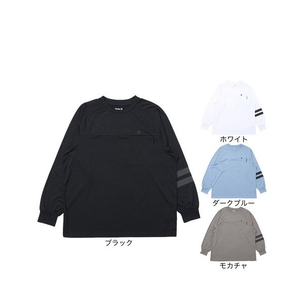 ハーレー HURLEY スーパースポーツゼビオ ゼビオ Super Sports XEBIO アクションウエア Tシャツ Men's Mens メンズ めんず 男性 長袖 トップス 黒 ブラック 2024fw_clsl 1086955180...