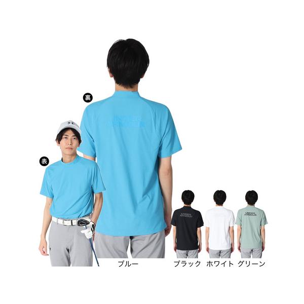 2025年春夏モデル 2025ssmodel アンダーアーマー UNDER ARMOUR UNDERARMOUR ヴィクトリアゴルフ ビクトリアゴルフ Victoria Golf ゴルフニット ゴルフウェア トップス 半袖ハイネック Men...
