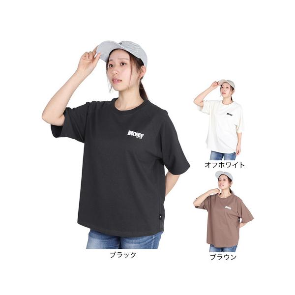 2025年春夏モデル 2025ssmodel ロキシー ROXY スーパースポーツゼビオ ゼビオ Super Sports XEBIO アクションウェア Tシャツ Lady's Ladys レディース れでぃーす 女性 半袖 トップス 黒 ...