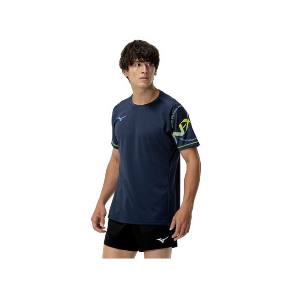 ミズノ MIZUNO スーパースポーツゼビオ ゼビオ Super Sports XEBIO バレーボール バレー volleyball バレーボールウエア ウェア プラクティスシャツ プラシャツ 半袖 ショートスリーブ 練習着 Men's ...