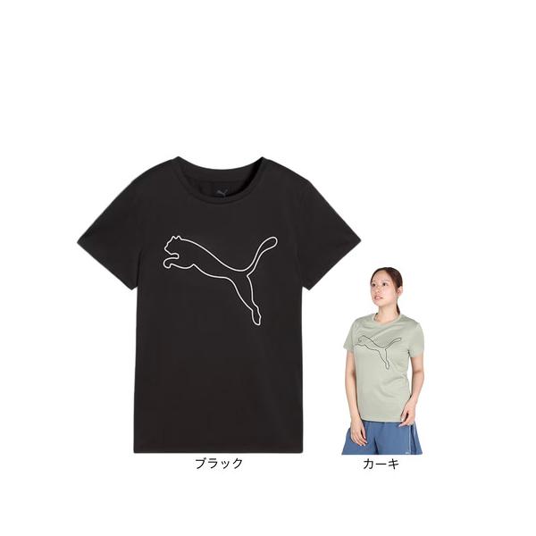 2025年春夏モデル 2025ssmodel プーマ PUMA スーパースポーツゼビオ ゼビオ Super Sports XEBIO フィットネス フィットネスカットソー Lady's Ladys レディース れでぃーす 女性黒 ブラック ...