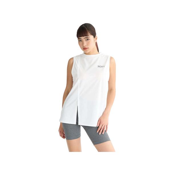 2025年春夏モデル 2025ssmodel ロキシー ROXY スーパースポーツゼビオ ゼビオ Super Sports XEBIO フィットネス フィットネスカットソー Lady's Ladys レディース れでぃーす 女性 白 ホワイ...