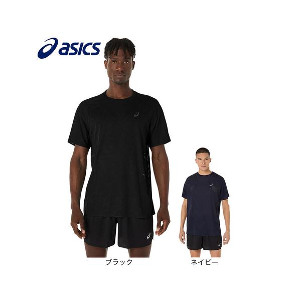 2025年秋冬モデル 2025fwmodel アシックス ASICS スーパースポーツゼビオ ゼビオ Super Sports XEBIO ランニング ランニングシャツ Men's Mens メンズ めんず 男性 黒 ブラック ショートスリ...
