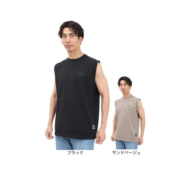 2025年春夏モデル 2025ssmodel ライズ RYZ スーパースポーツゼビオ ゼビオ Super Sports XEBIO アクションウエア Tシャツ Men's Mens メンズ めんず 男性 ノースリーブ トップス 黒 ブラック...