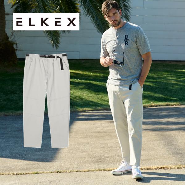 2025年春夏モデル 2025ssmodel エルケクス ELKEX スーパースポーツゼビオ ゼビオ Super Sports XEBIO ベーシックカジュアルウェア パンツ ボトム Men's Mens メンズ めんず 男性 ELEK25...