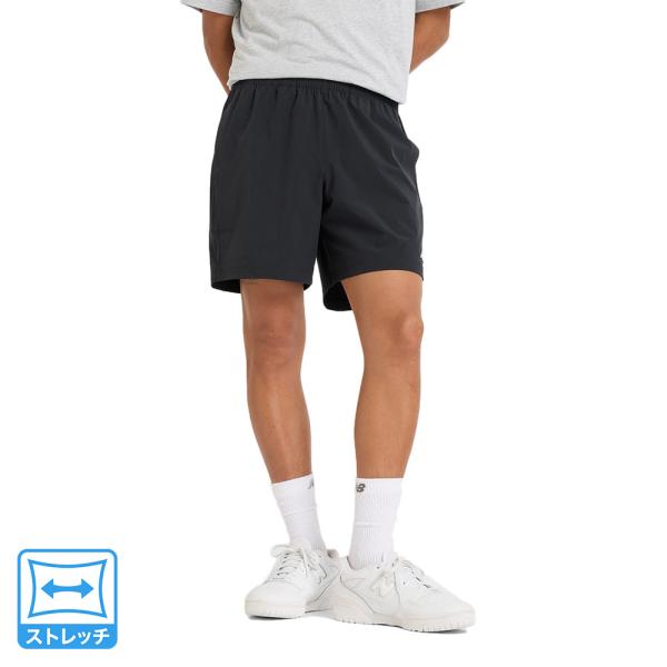 ニューバランス new balance newbalance スーパースポーツゼビオ ゼビオ Super Sports XEBIO ボトムス ハーフパンツ スポーツパンツ 布帛ショーツ Men's Mens メンズ めんず 男性 黒 ブラッ...
