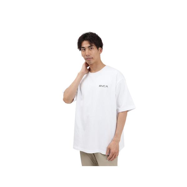 2025年春夏モデル 2025ssmodel ルーカ RVCA スーパースポーツゼビオ ゼビオ Super Sports XEBIO アクションウエア Tシャツ Men's Mens メンズ めんず 男性 半袖 トップス 白 ホワイト コッ...