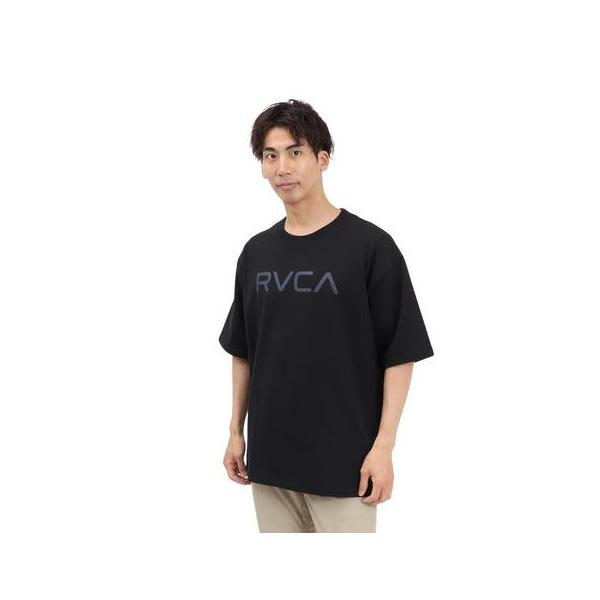2025年春夏モデル 2025ssmodel ルーカ RVCA スーパースポーツゼビオ ゼビオ Super Sports XEBIO アクションウエア Tシャツ Men's Mens メンズ めんず 男性 半袖 トップス 黒 ブラック コッ...