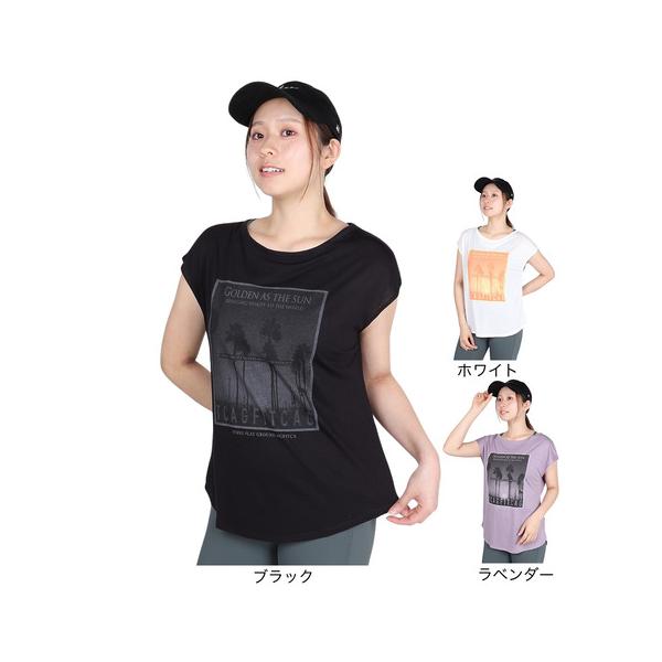 ジーフィット G-FIT スーパースポーツゼビオ ゼビオ Super Sports XEBIO フィットネス フィットネスカットソー Lady's Ladys レディース れでぃーす 女性 黒 ブラック カジュアル 普段着 なめらか ap2...