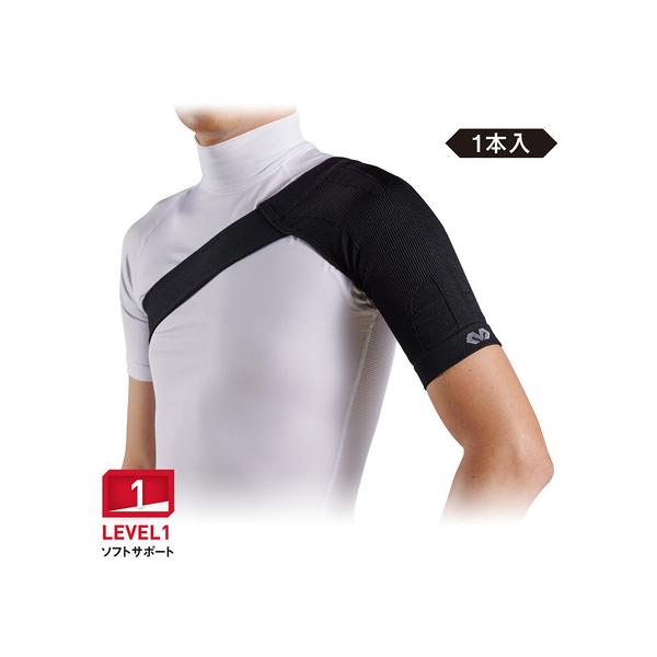 マクダビッド McDavid スーパースポーツゼビオ ゼビオ Super Sports XEBIO サポーター 固定機能サポーター 黒 ブラック 肩 肩回り 筋肉 サポート 疲労軽減 保温 運動 スポーツ 野球 テニス トレーニング デスク...