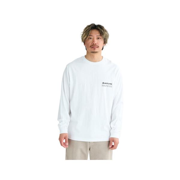 クイックシルバー Quiksilver QUICK SILVER QUICKSILVER スーパースポーツゼビオ ゼビオ Super Sports XEBIO アクションウエア Tシャツ Men's Mens メンズ めんず 男性  白 ホ...