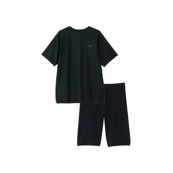 スピード SPEEDO スーパースポーツゼビオ ゼビオ Super Sports XEBIO 競泳水着 スイムジャ-ジ Men's Mens メンズ めんず 男性 男性用 スイミング 水泳 スイムウェア スイム プール 黒 ブラック セパレ...