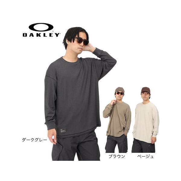 2025年秋冬モデル 2025fwmodel オークリー OAKLEY エルブレス ヴィクトリア ビクトリア Victoria L-Breath アウトドアカジュアル トップス カットソー 長そで ロングスリーブ 吸汗速乾 はっ水 撥水 U...