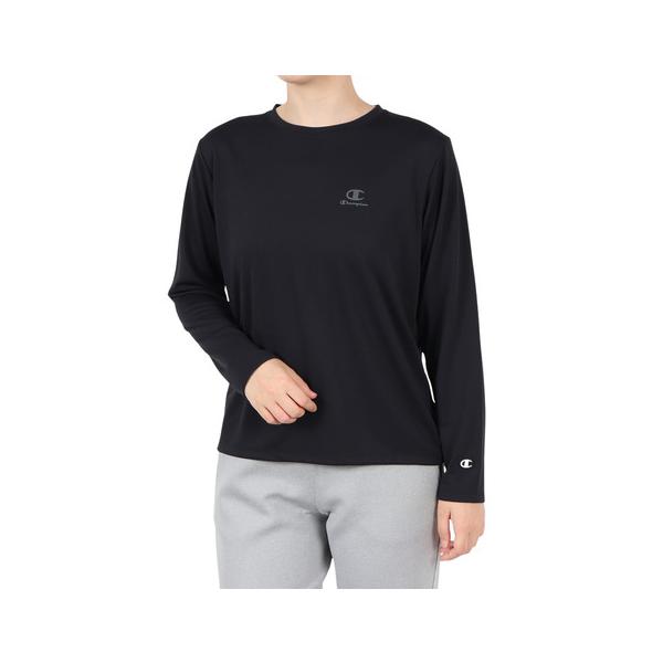 2025年秋冬モデル 2025fwmodel チャンピオン Champion スーパースポーツゼビオ ゼビオ Super Sports XEBIO スポーツカットソー 長袖ワンポイントT Lady's Ladys レディース れでぃーす 女...