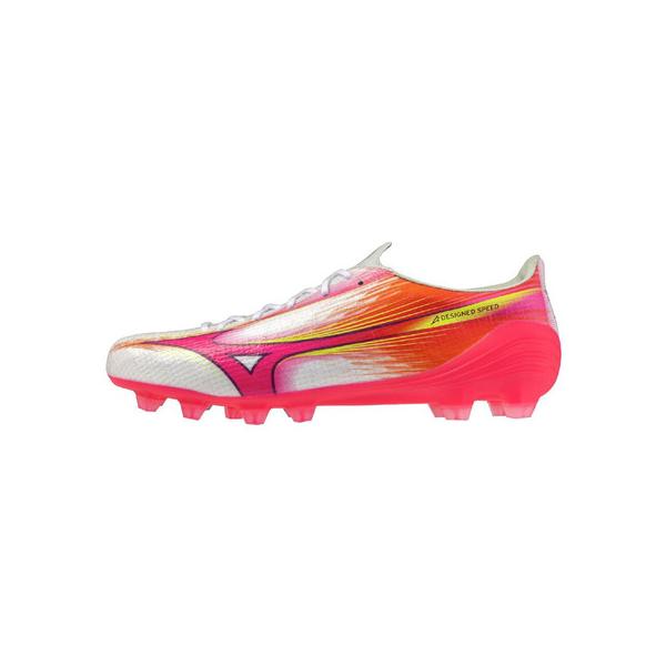 ミズノ MIZUNO スーパースポーツゼビオ ゼビオ Super Sports XEBIO サッカーシューズ 靴 固定式スパイク オールグラウンド ハードグラウンド 土 人工芝 芝 ターフ ホワイト ピンク