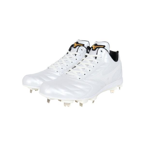 ミズノ MIZUNO スーパースポーツゼビオ ゼビオ Super Sports XEBIO 野球 BASEBALL ベースボール 野球用品 野球スパイク ベースボールスパイク スパイク 靴 Men's Mens メンズ めんず 男性 白 ホ...
