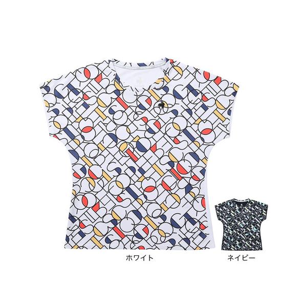 ルコックスポルティフ lecoqsportif スーパースポーツゼビオ ゼビオ Super Sports XEBIO テニス テニス用品 tennis テニスウエア ウェア テニスシャツ シャツ Tシャツ 半袖 ショートスリーブ Lady'...