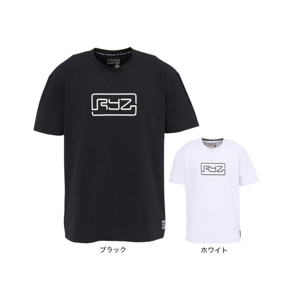 2026年春夏モデル 2026ssmodel ライズ RYZ スーパースポーツゼビオ ゼビオ Super Sports XEBIO アクションウエア Tシャツ Men's Mens メンズ めんず 男性 半袖 トップス 黒 ブラック 部活 ...