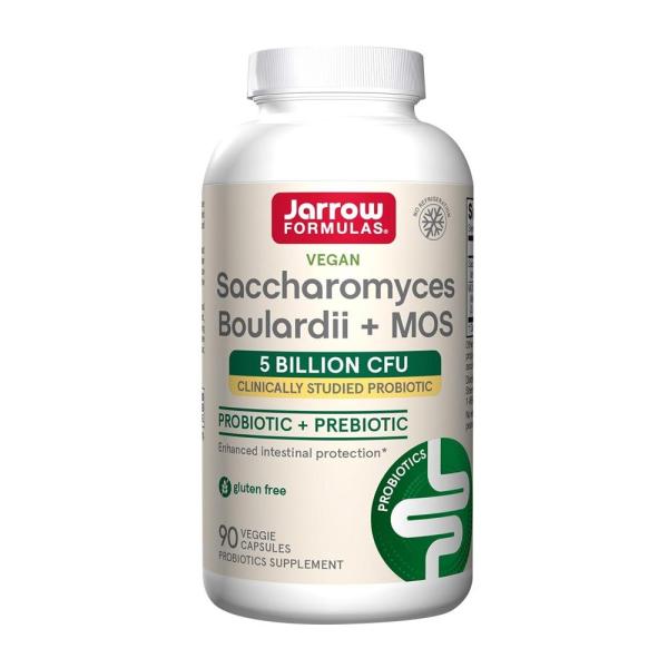 ジャロー サッカロミセス ブラウディ + MOS(マンナンオリゴ糖) 90 ベジカプセル【Jarrow Formulas】Saccharomyces Boulardii + MOS 90 Vegetarian Capsules