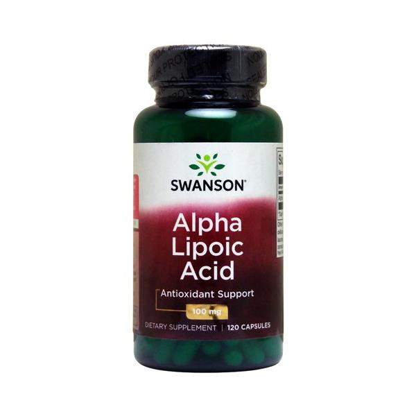 Alpha Lipoic Acid 100mg■発売元：Swanson（スワンソン） ■生産国：アメリカ製 ■内容量 / 形状 ：120粒　※約60〜120日分/ カプセル / 約19mm×6.5mm ■お召しあがり方 / 使用方法：1日1...