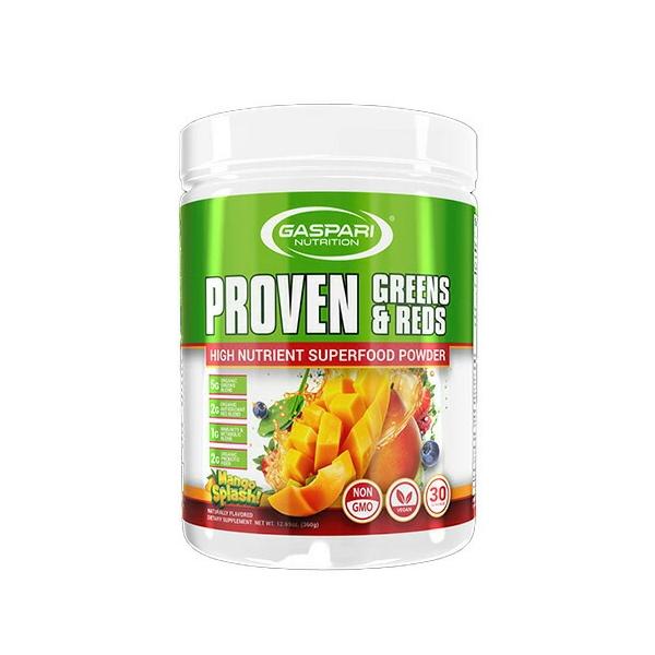 自然の力で、カラダに“色”と“バランス”を。Gaspari Nutritionの「プルーブン グリーン &amp; レッド」は、・ ヴィーガン対応＆オーガニック素材使用・ 赤＆緑のスーパーフードを濃縮配合・ プロバイオティクス＋食物繊維で腸...