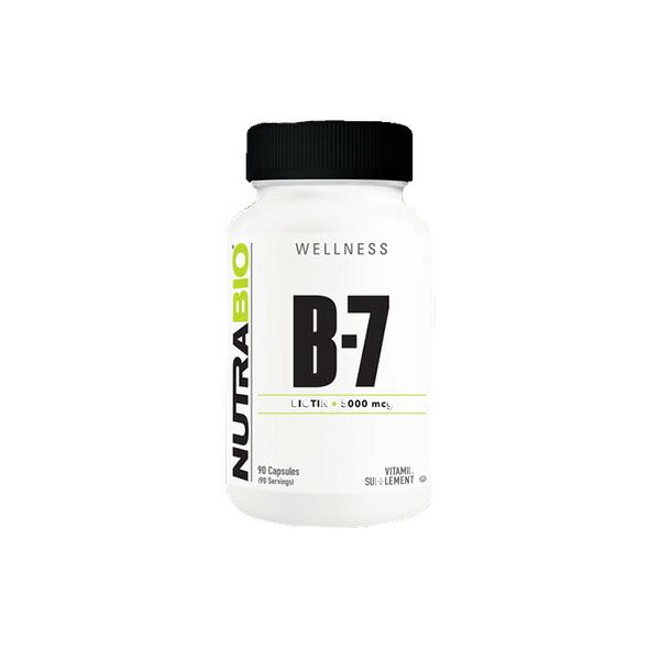 NutraBio社の ビオチン (B-7) は強力なビタミン B 複合体で、1 日の必要量の 1667% という驚異的な量を提供し、健康と美容を最適化するための秘密兵器です。 「美容ビタミン」として称賛されることが多いビオチンは、髪、肌、爪...